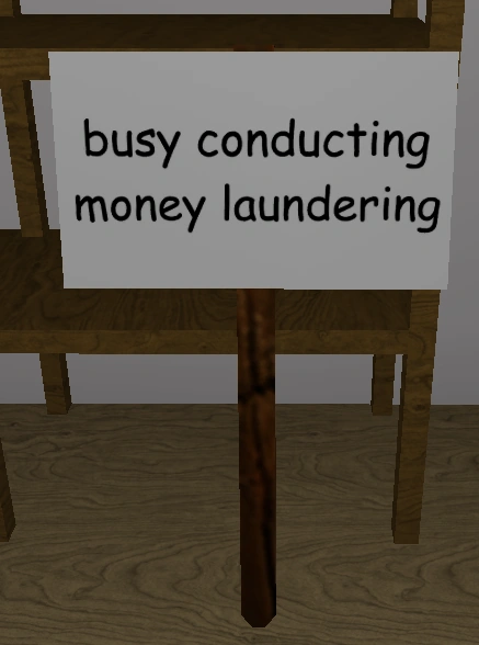 Busy Sign | Da Amazing Bunker Simulator Wiki | Fandom