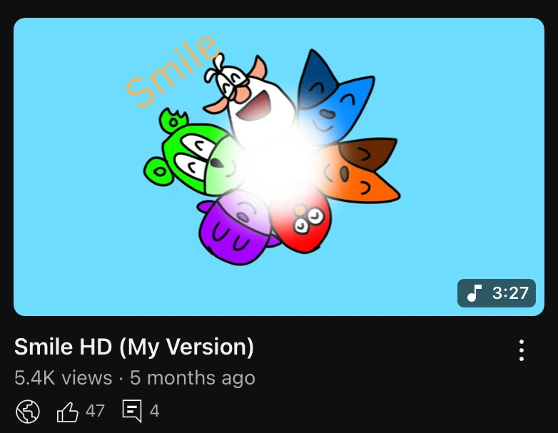 Smile HD (My Version) | DA COOL Wiki | Fandom