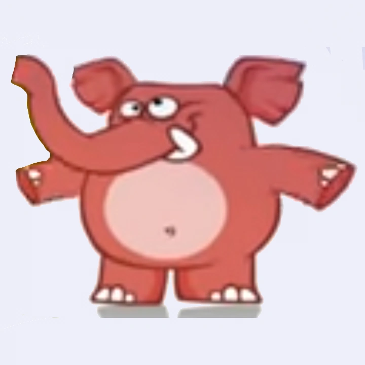 Elefante Vermelho Rosado | Galinha Pintadinha Wiki | Fandom