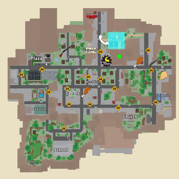 Military base | Da Hood Roblox Wiki | Fandom