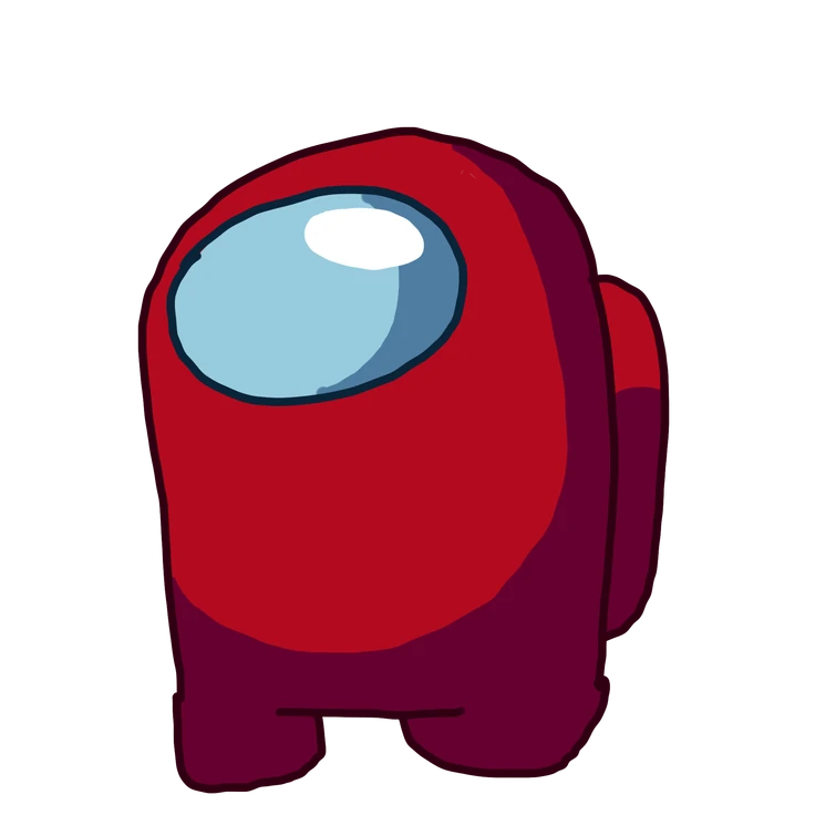 Red Among Us Character Art | Fandom