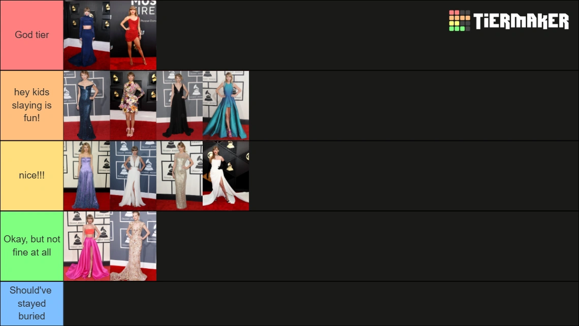 Taylor Grammy Out fits, Mine verses Ally Sheehan | Fandom