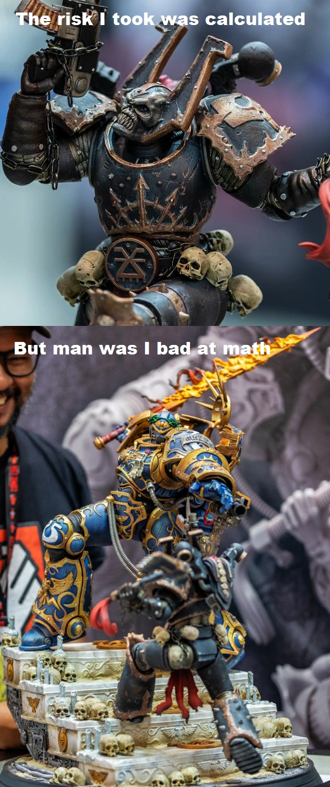 Roboute Guilliman and Leman Russ VS 30,000 black Legion Chaos Marines ...