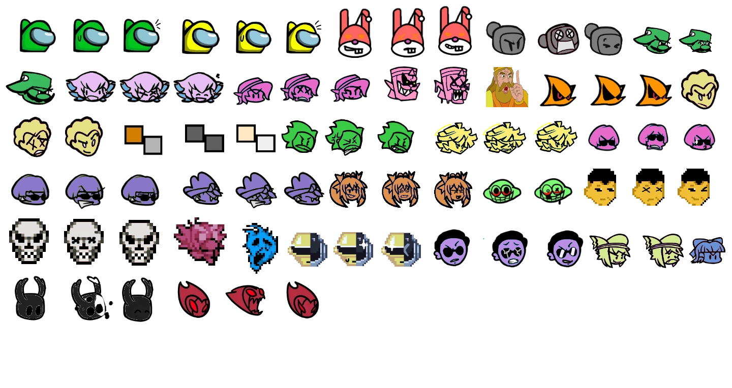 I decided to make the whole SiIvagunner B-Side Icon Grid | Fandom