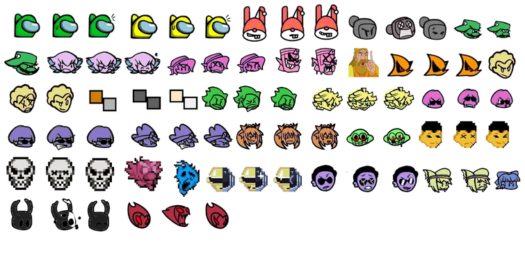 I decided to make the whole SiIvagunner B-Side Icon Grid | Fandom