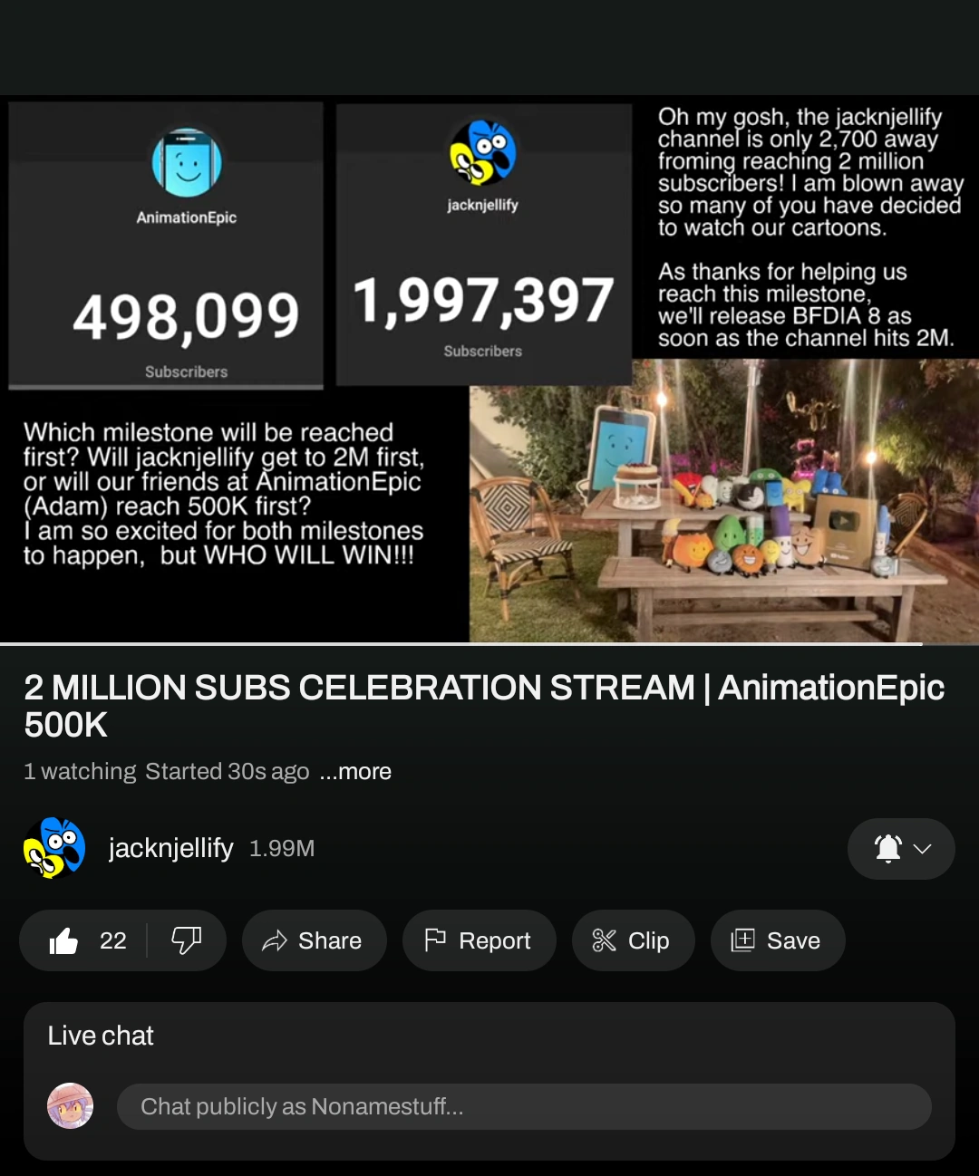 2Mil subs stream | Fandom