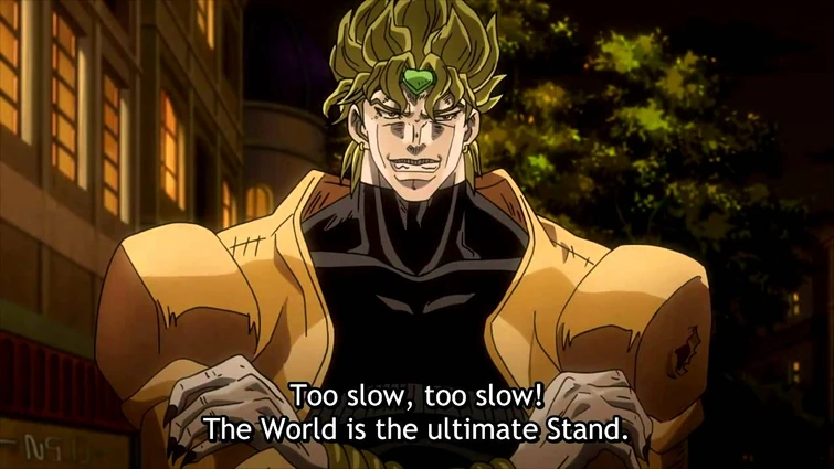 Ho, mukatte kuru no ka? Nigezu ni kono DIO ni chikazuite kuru no ka ...