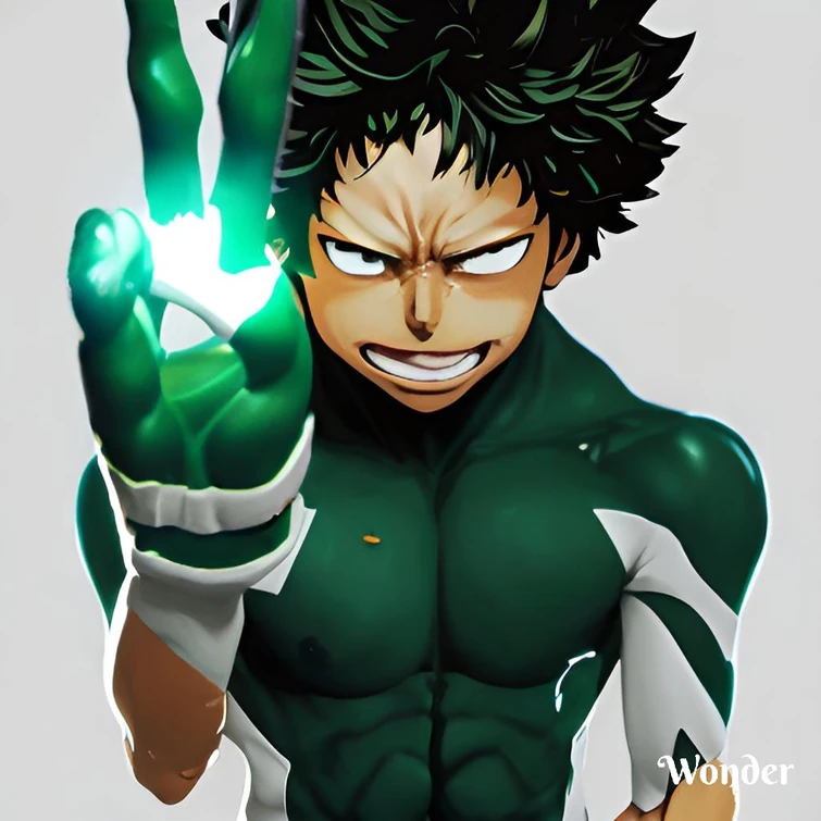 Ai drawing deku | Fandom