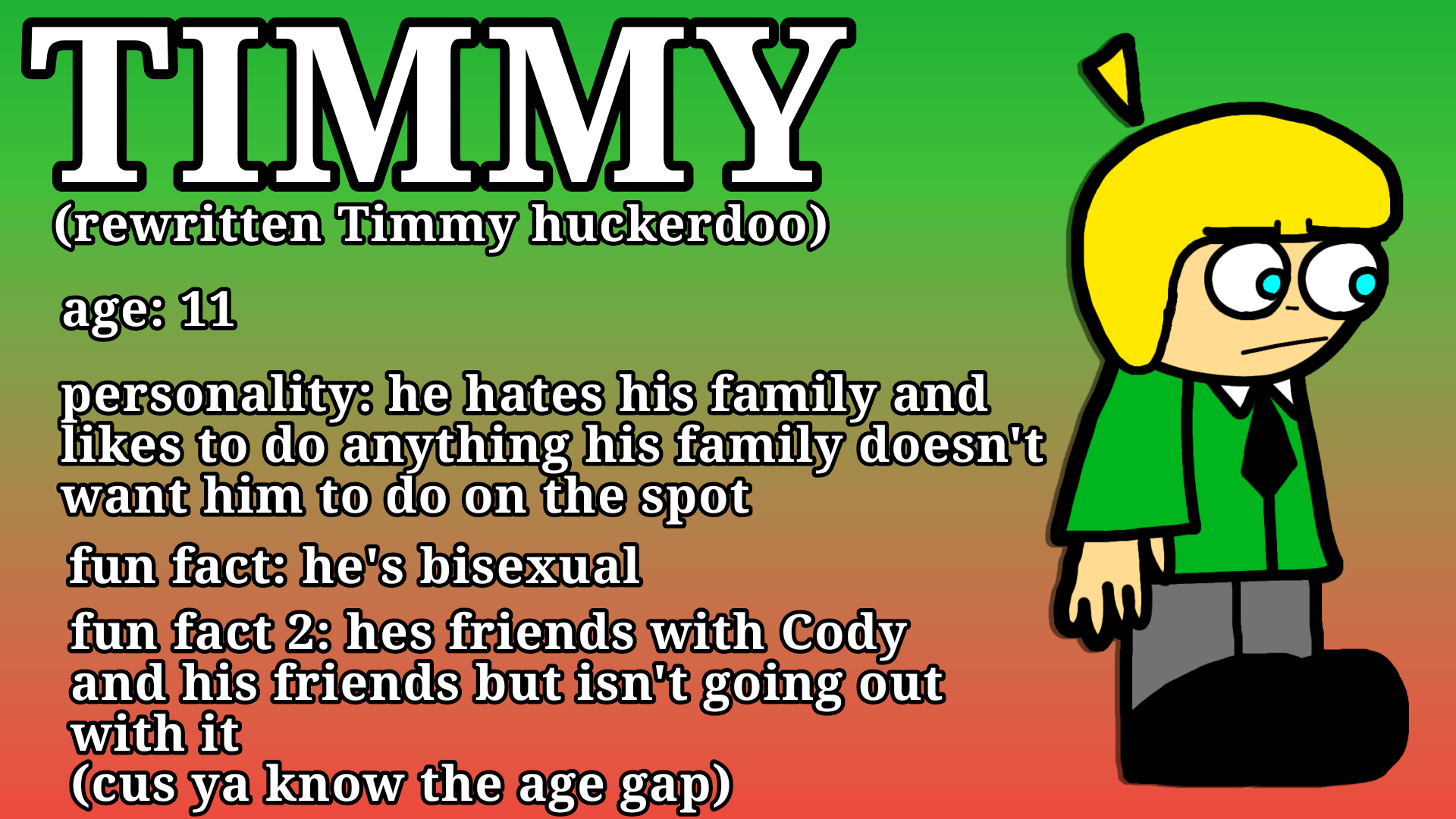 Sml Rewritten Timmy Huckerdoo Fandom