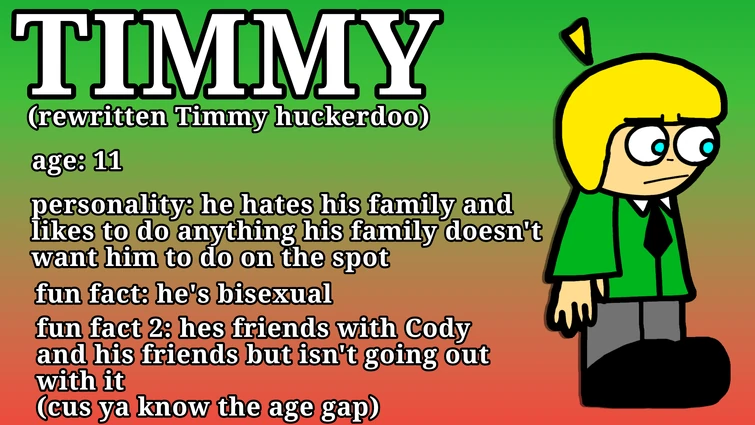 SML REWRITTEN: Timmy huckerdoo | Fandom