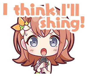 I think I’ll shing! | Fandom