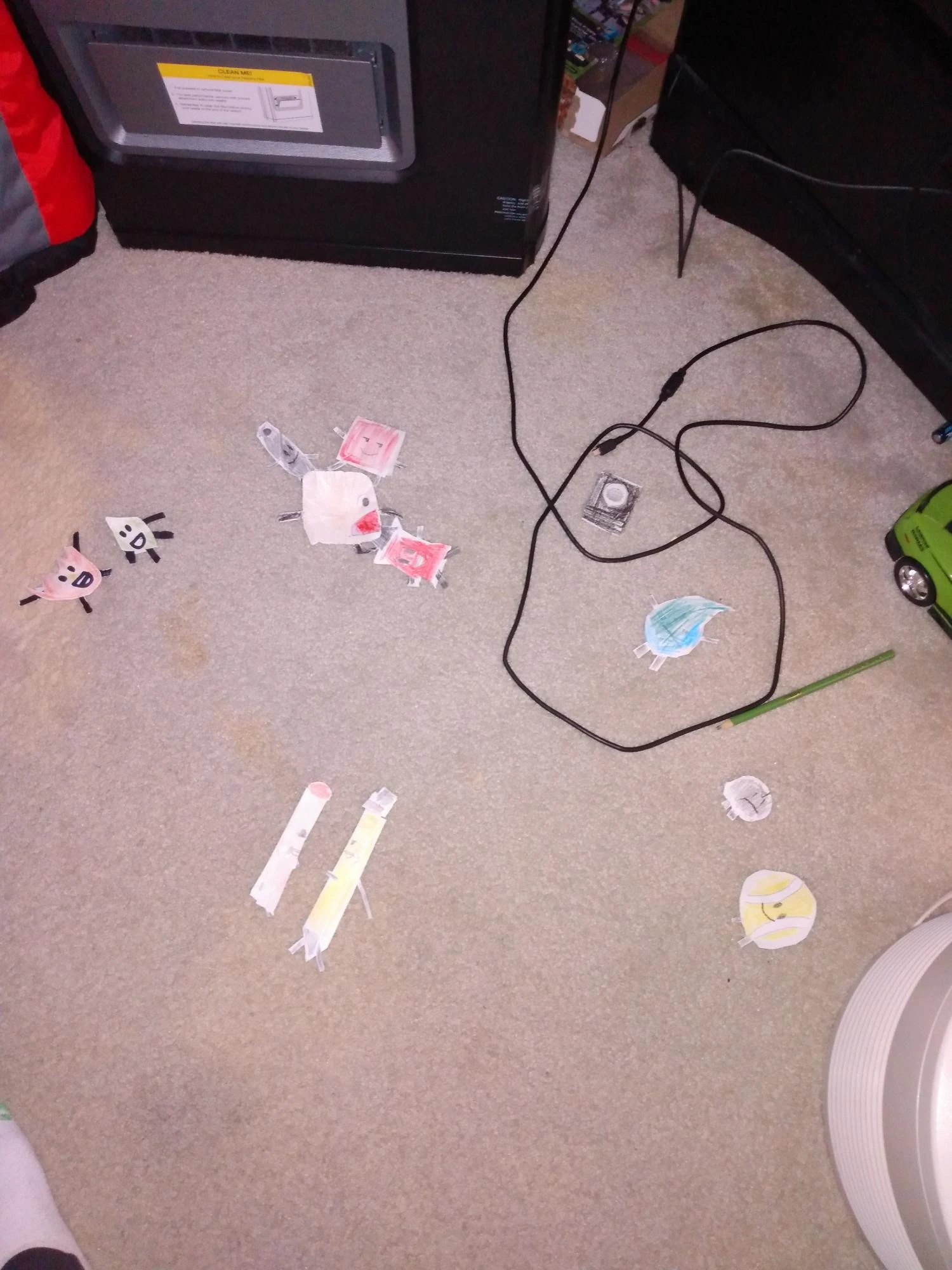 Made paper cutouts of bfdi chatacters | Fandom