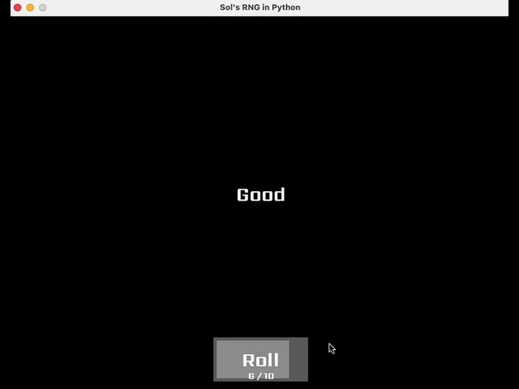 Sol's RNG in Python V2 #5 | Fandom