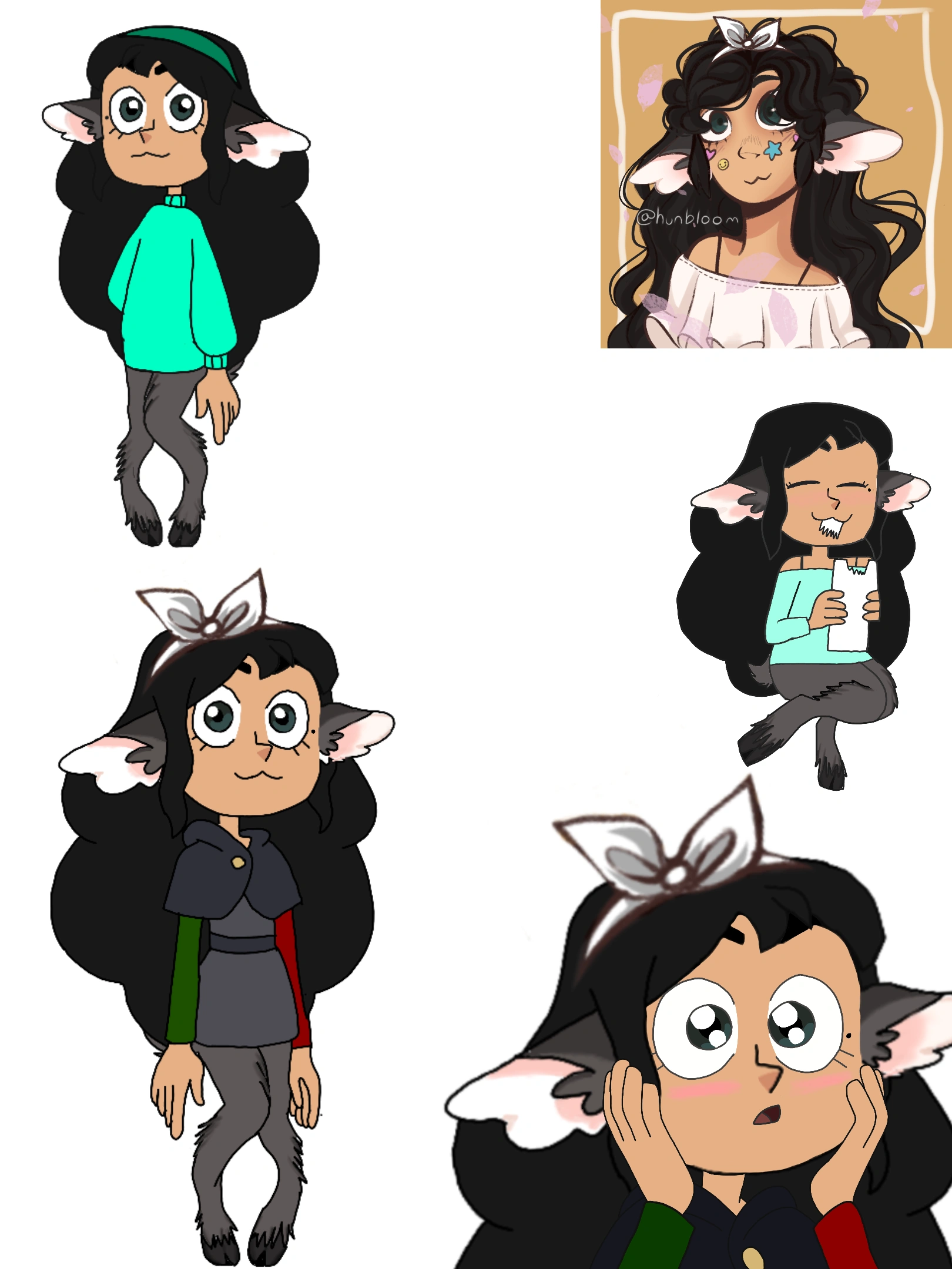 this is only my third time drawing an oc from scratch so I hope you ...