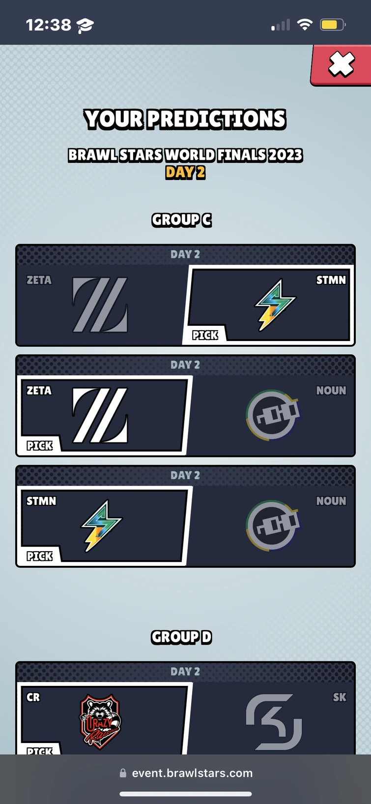 predictions for day 2 | Fandom