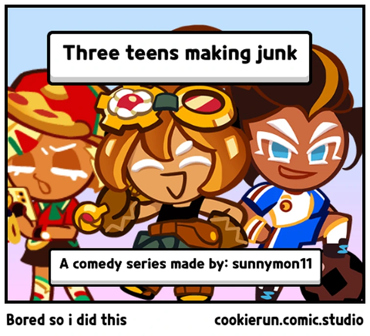three teens making junk | Fandom