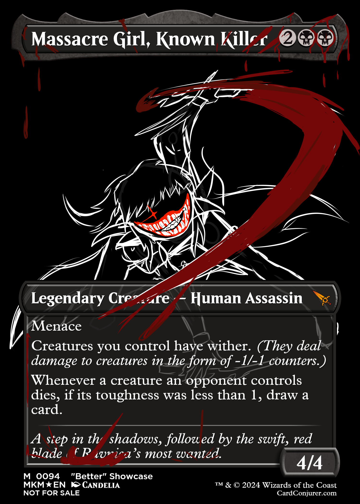 Massacre Girl Known Killer Alter Art Fandom
