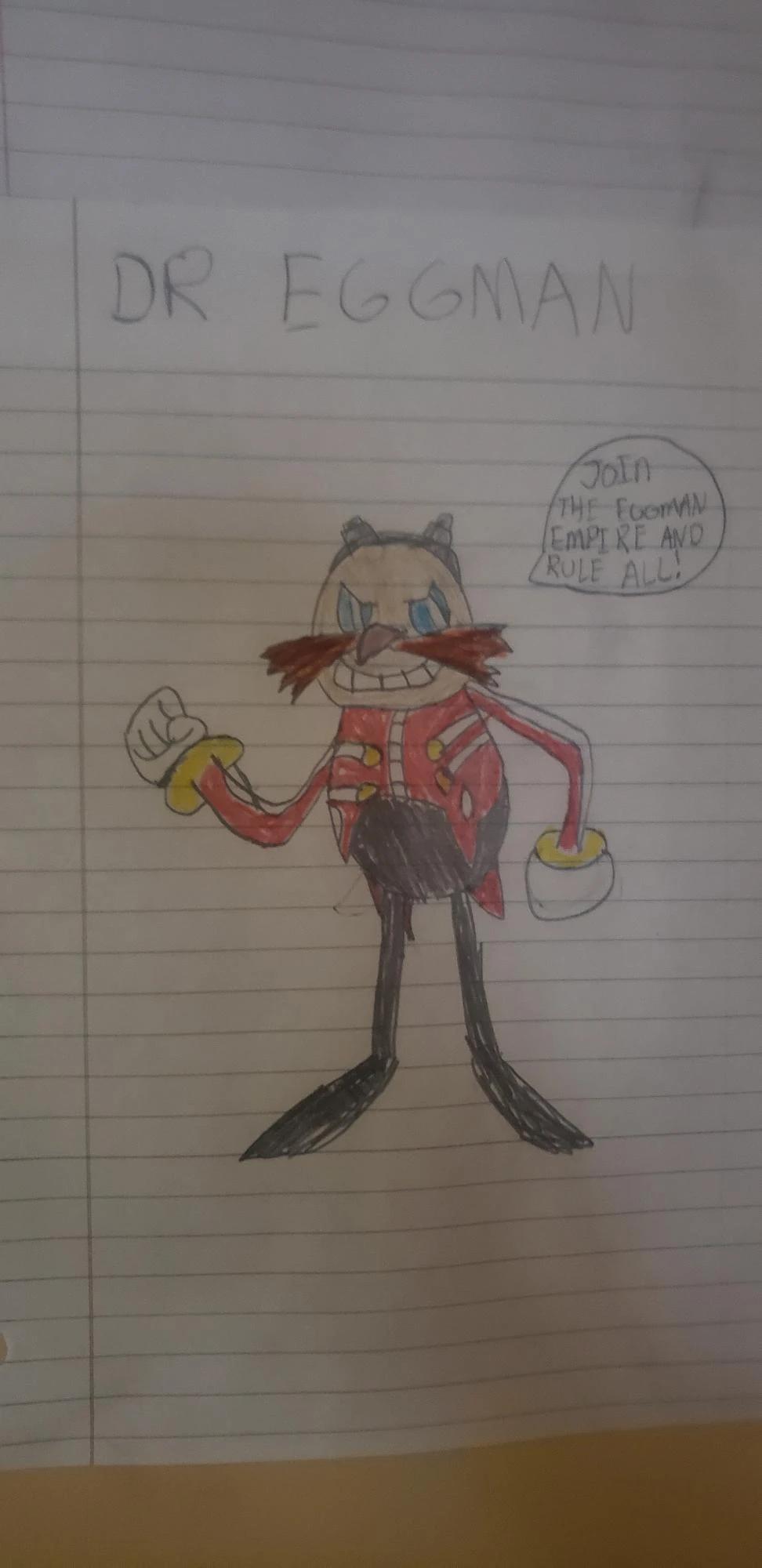 My first attempt at drawing Eggman | Fandom