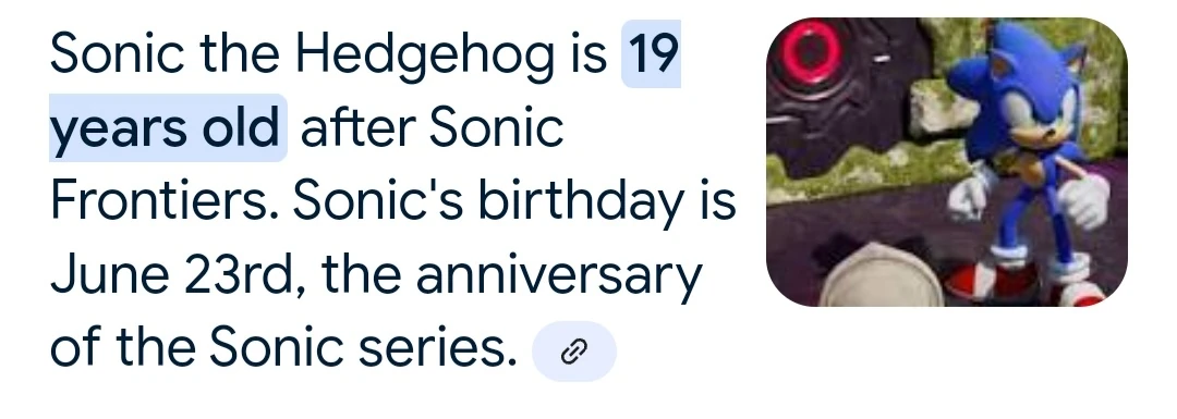 Is it true? Is Sonic now 19 after the Sonic Frontiers Game? | Fandom