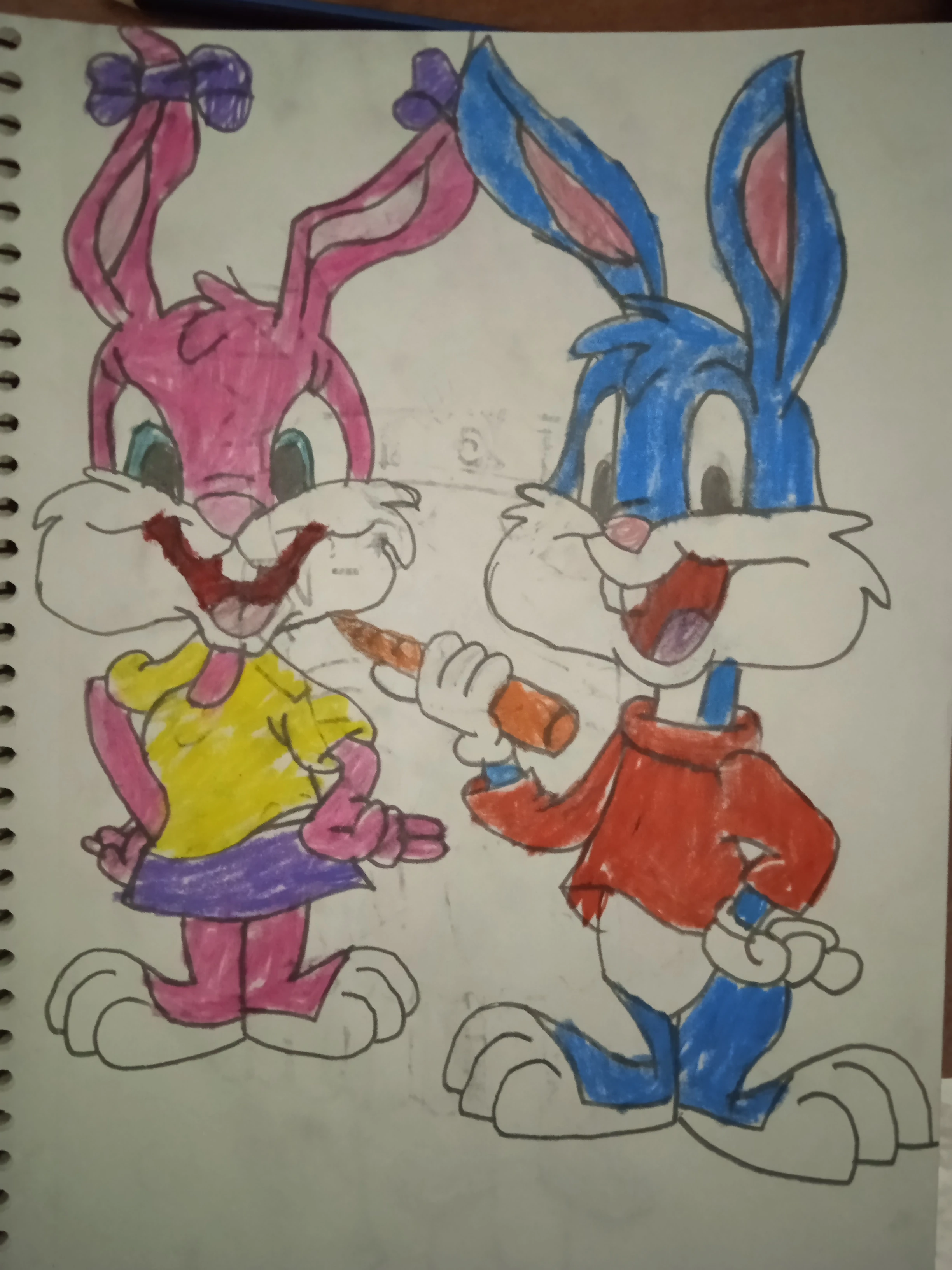 My drawing of Buster and Babs | Fandom