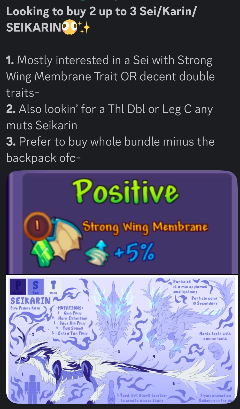 Looking to buy 1 or 2 up to 3 Sei, Karin, SEIKARIN (Info below ⬇️) | Fandom