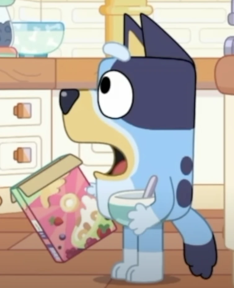 I randomly paused Bluey episodes and here's what images I came across ...