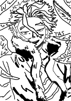 Uncolored Hawks, sorry tired | Fandom