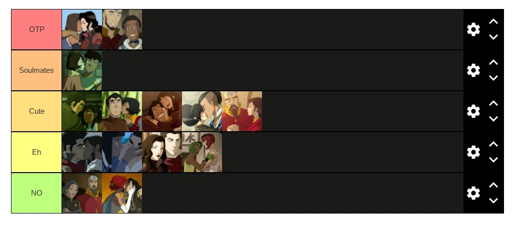 ATLA/LOK Ships Tier List (In my opinion) | Fandom