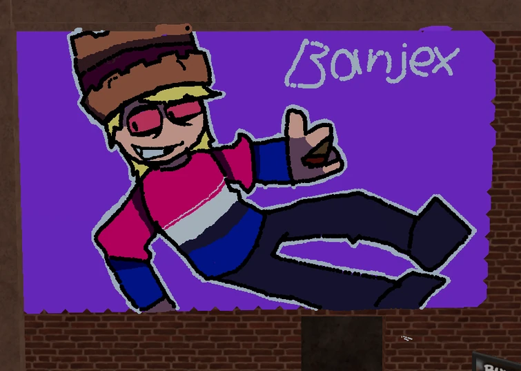 Made banjex in spray paint :p | Fandom