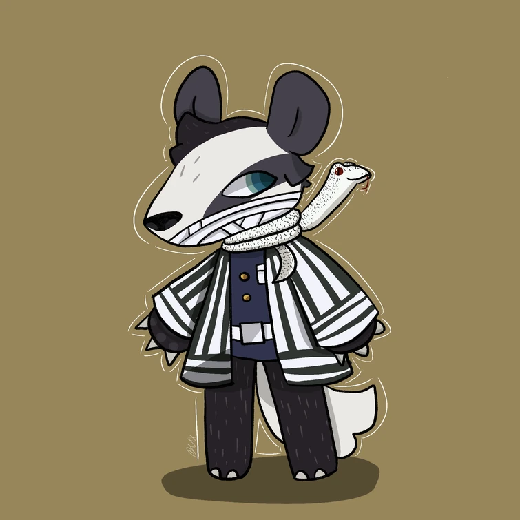 Art of a couple Demon Slayer characters as animals | Fandom
