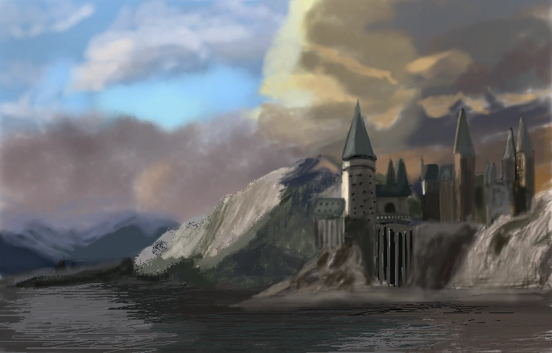 Hogwarts Castle Painting! | Fandom