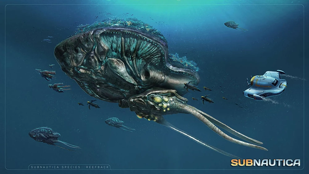 We need a creature similar to the Reefback Leviathan from Subnautica ...