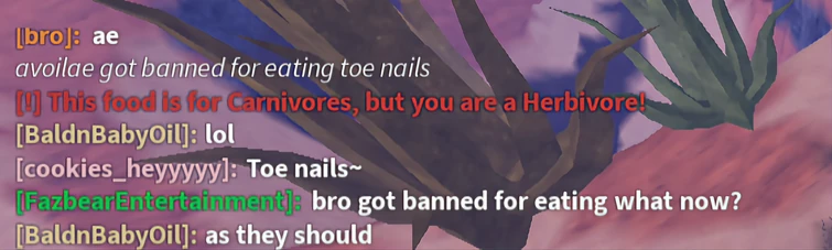 lol bro got banned for eating toe nails | Fandom