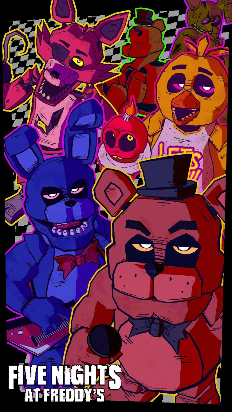 Check out these awesome stylized fnaf models by @vibapop on twitter ...
