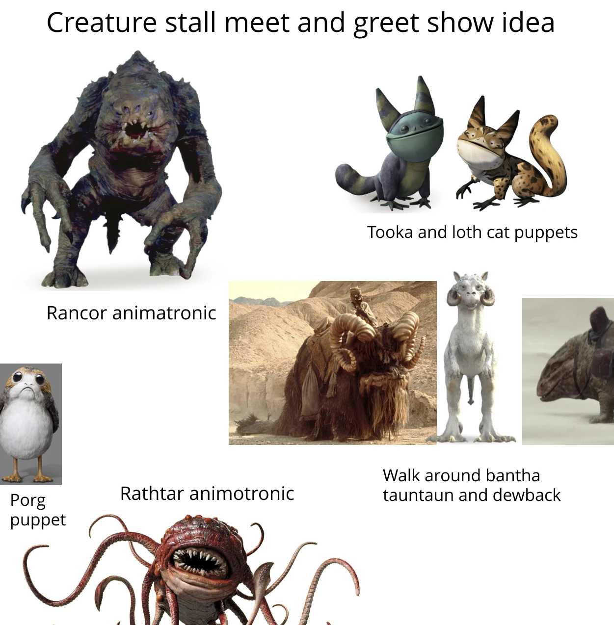 Creature stall meet and greet show | Fandom