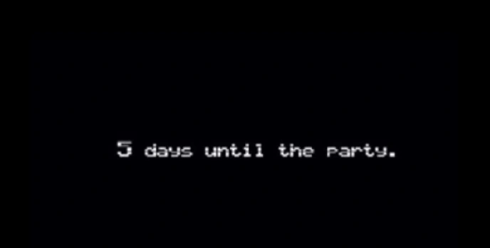 Five days until the party. | Fandom