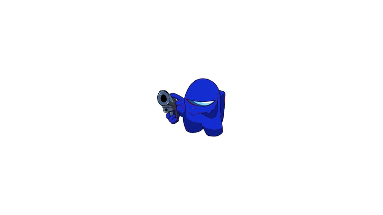 imposter v4 oc with gun, (red imposter reskin) sorry its so small | Fandom