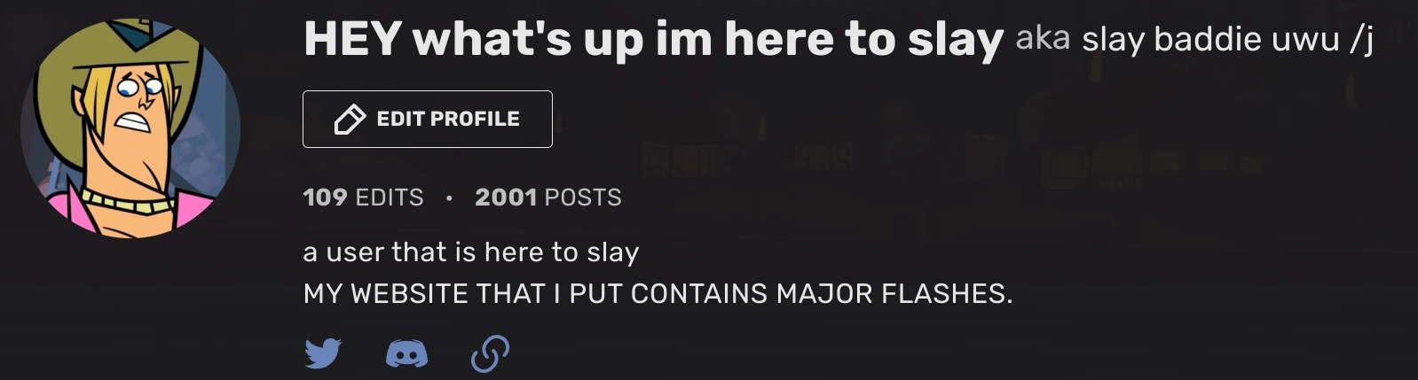 just past 2000 posts | Fandom