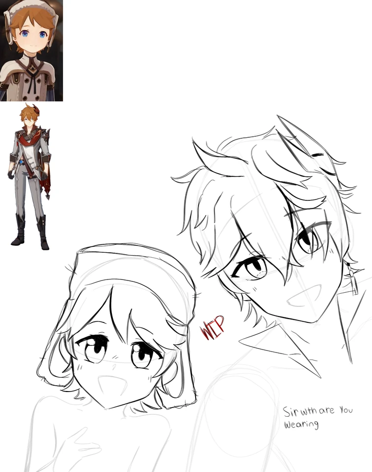 another wip but i am in desperate need of childe reference photos ...