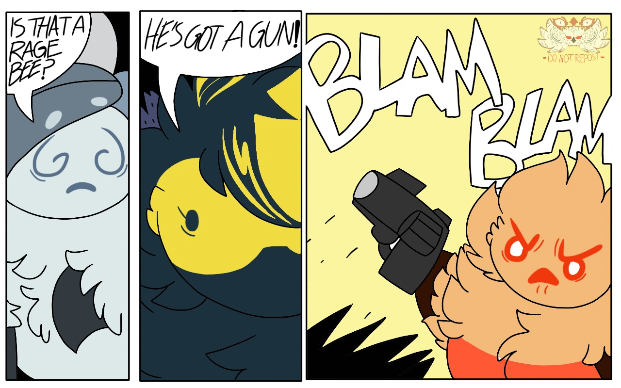 Rage Bee with a gun | Fandom