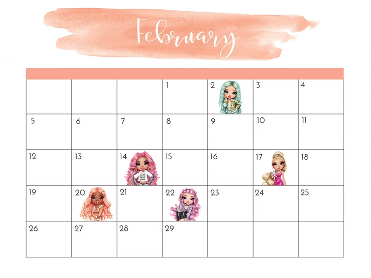 Birthday Calendar: February | Fandom