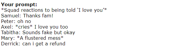 Incorrect quotes with my OC's. | Fandom