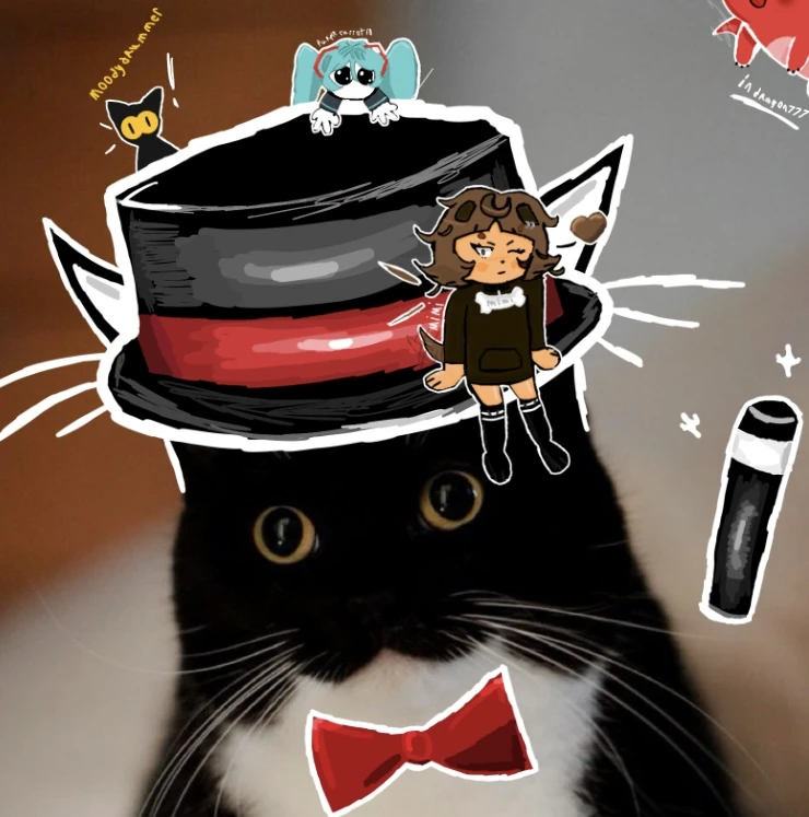 oh cool my oc decided it was a good idea to replace my cat PFP for this ...