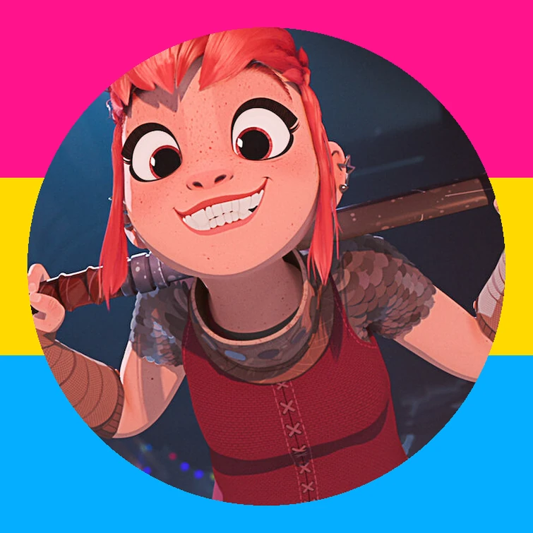 Idk why it took me so long to finally make this but Nimona LGBTQ+ PFPs ...