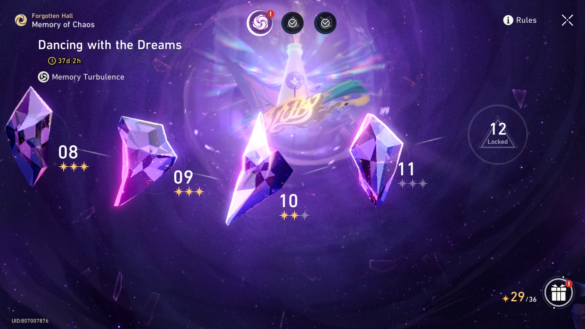 i was able to get at least 2 stars on the last crystal last time ...