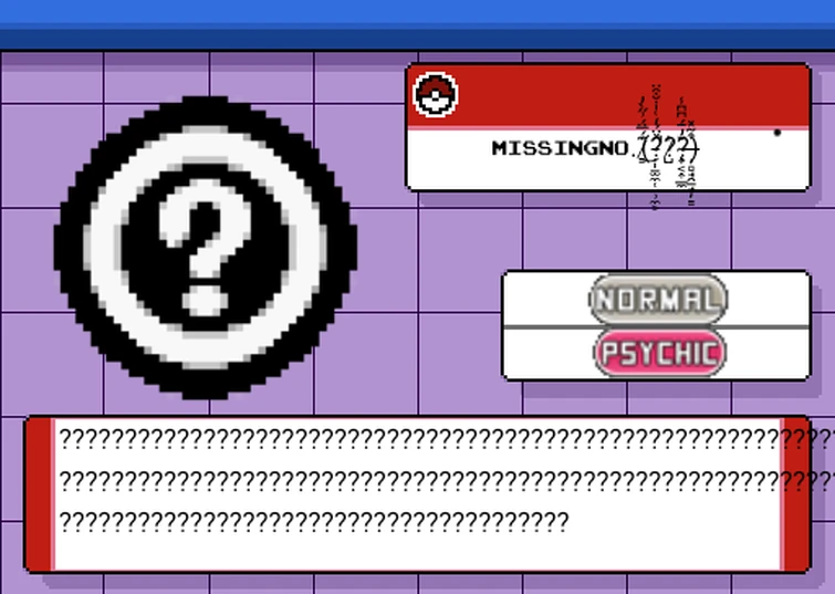 MissingNo. dex entries | Fandom