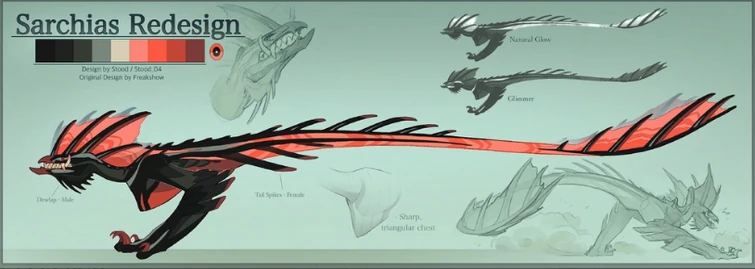 changed my mind sarchias redesign is my little baby. | Fandom