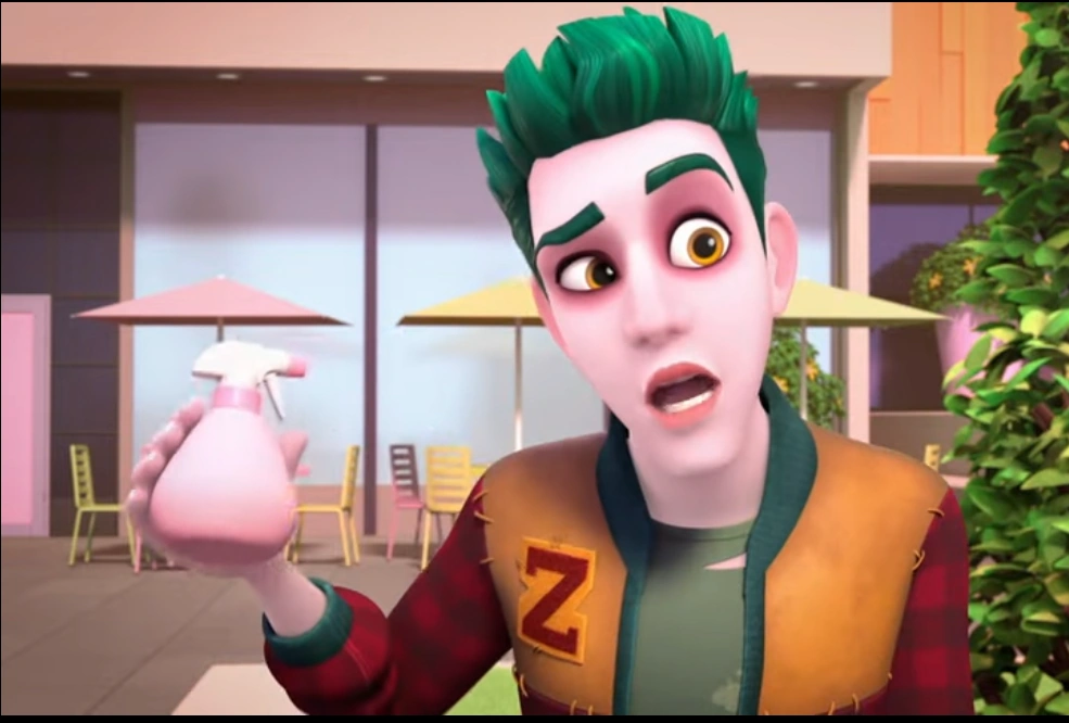 Zed with a spray bottle | Fandom