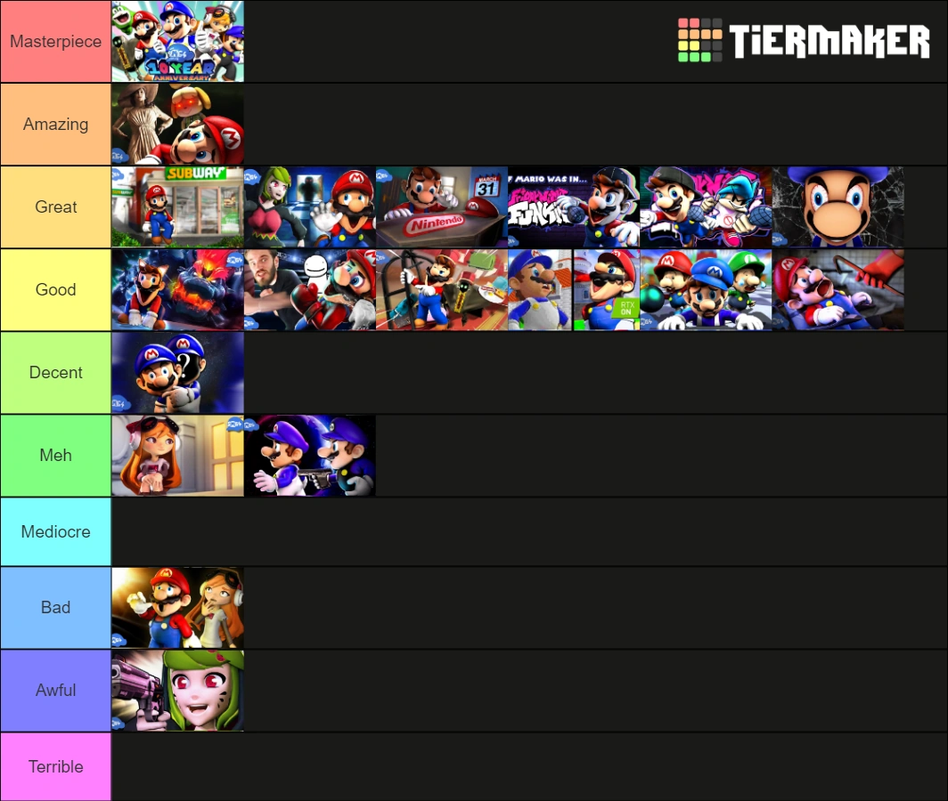 Mario and the VILLAGE is placed at Amazing, vote where to place The Bed ...