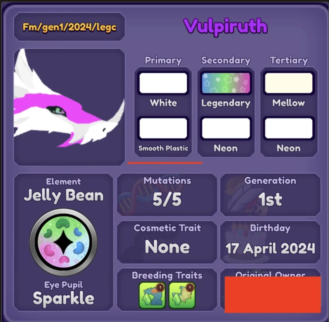 Selling gen 1 2024 fm, leg color vulp!! | Fandom